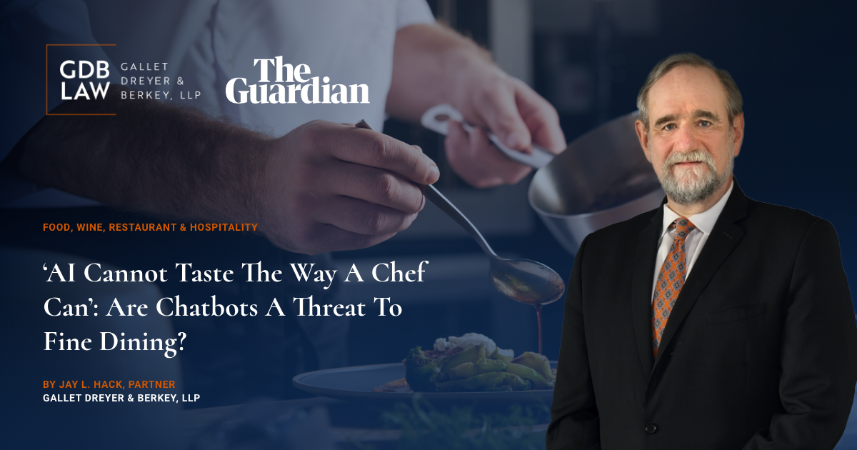 ‘AI cannot taste the way a chef can’: are chatbots a threat to fine ...